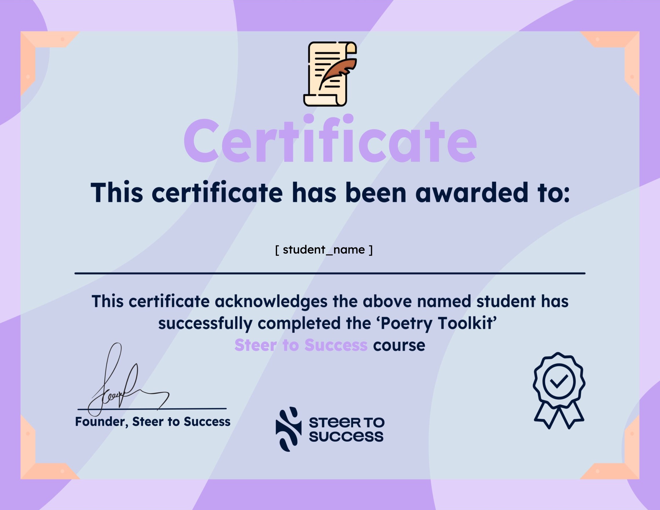 Poetry Toolkit Steer To Success